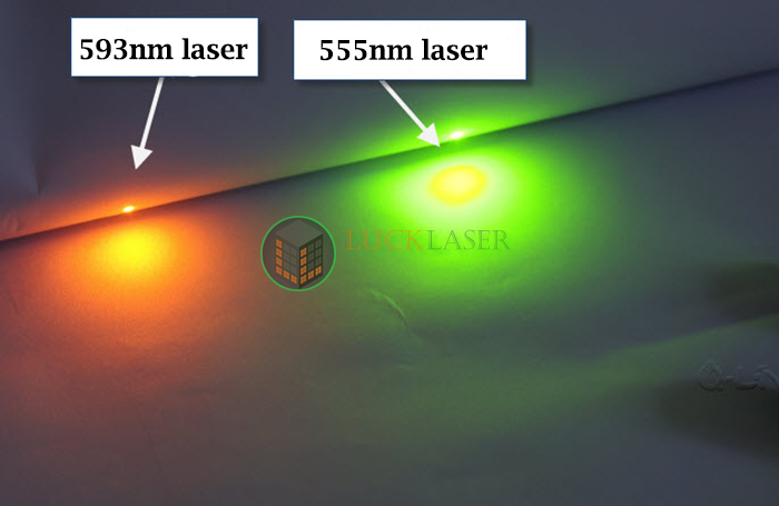 593nm 10mW Yellow Laser Pointer Laser Flashlight Signal Light Laser ...