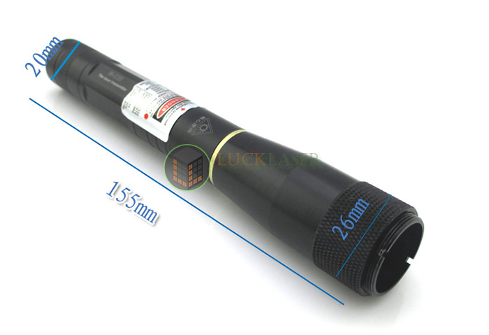650nm 100mW Portable Laser Pointer Beam Diameter 20mm Red Light Dot ...