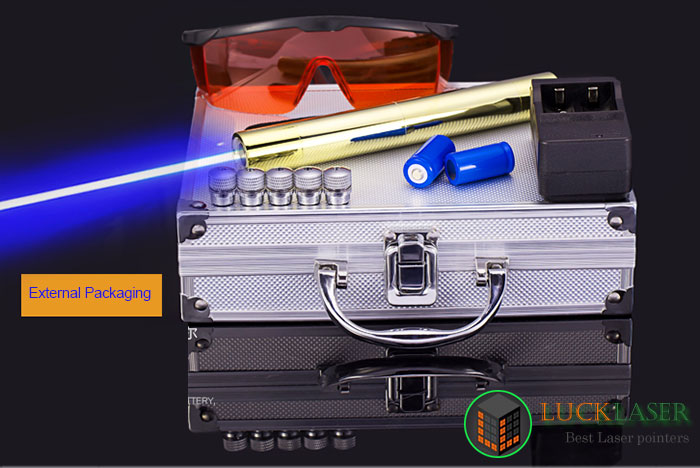 2W Actual Powerful Blue Laser Pointer -- Updated Version -- Big ...