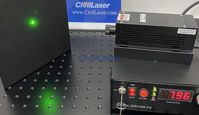 523.5nm 50mW DPSS Laser TEM00 Laser Spot – Laser News, Laser articles ...
